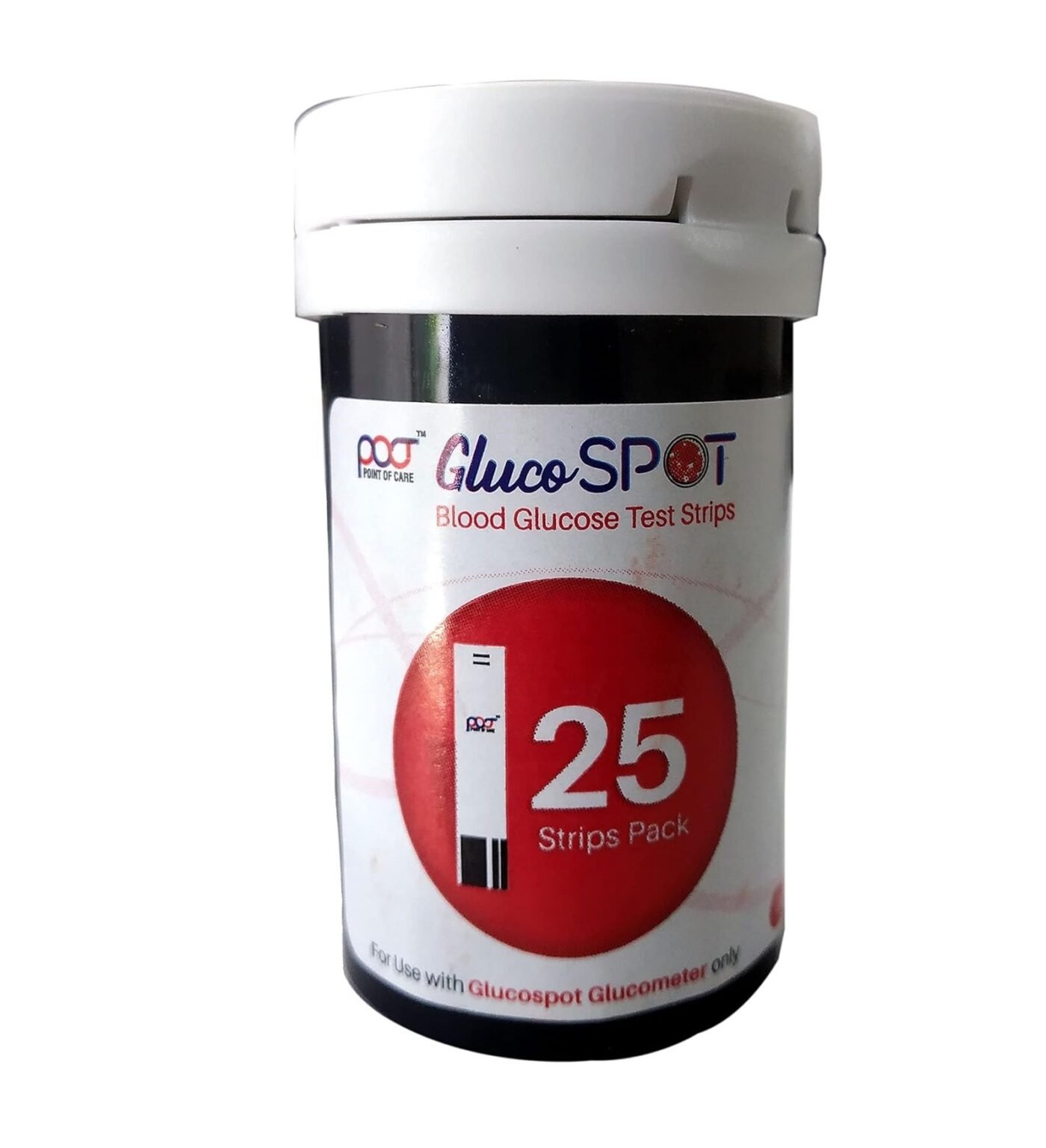 POCT GlucoSPOT Blood Glucose 25 Test Strip (Pack Of 2)