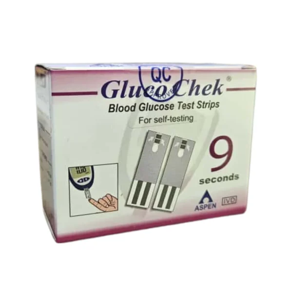 Aspen Gluco Chek Blood Glucose 9 sec Test Strips 50nos.